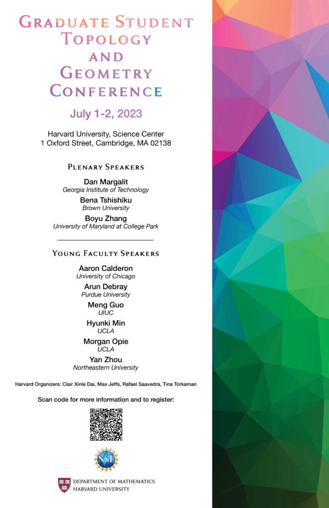 Harvard University Mathematics Department Cambridge MA