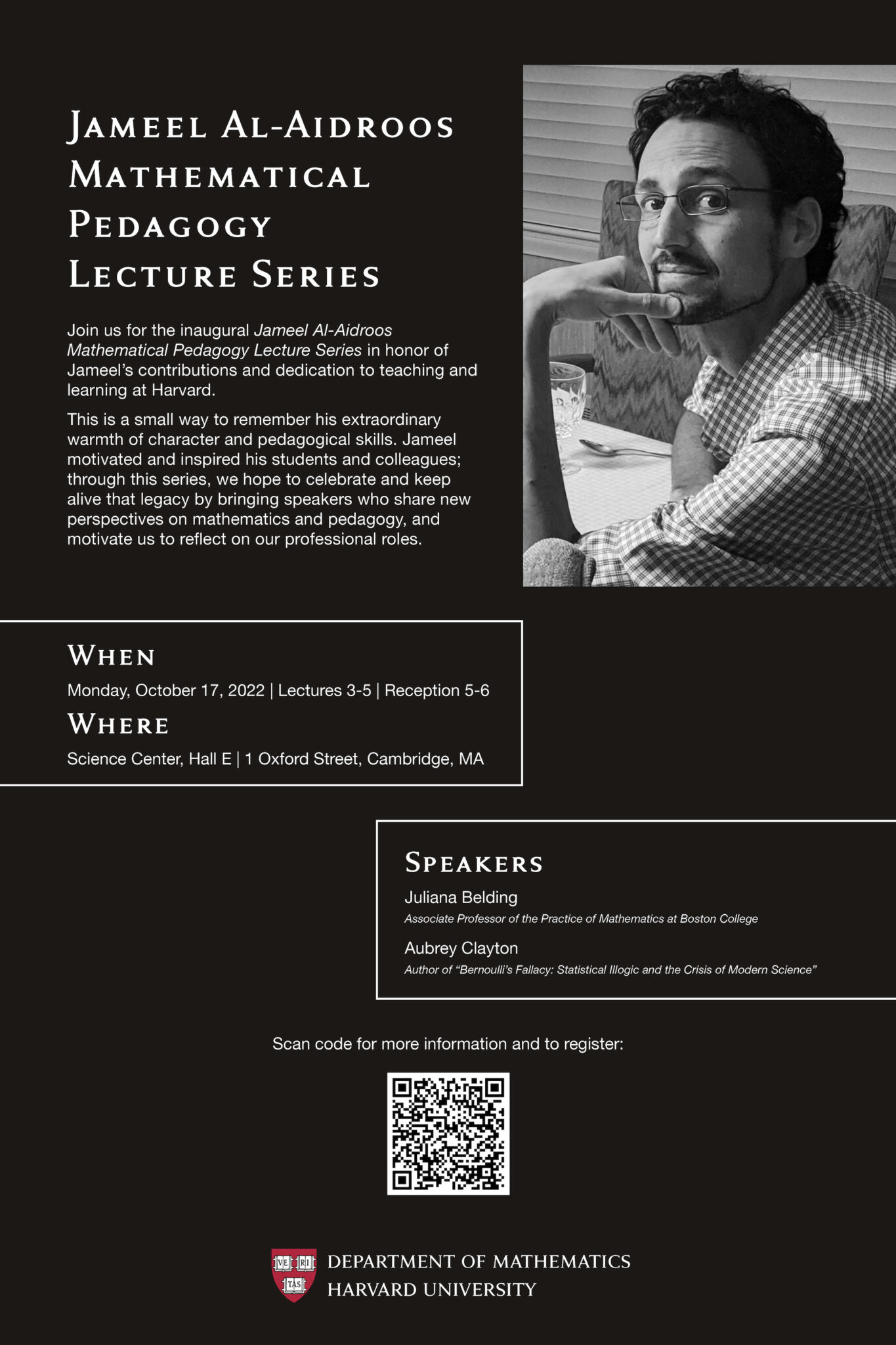 Harvard University Mathematics Department Cambridge MA