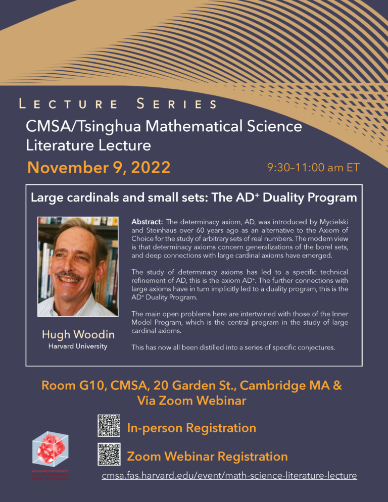 Harvard University Mathematics Department Cambridge MA