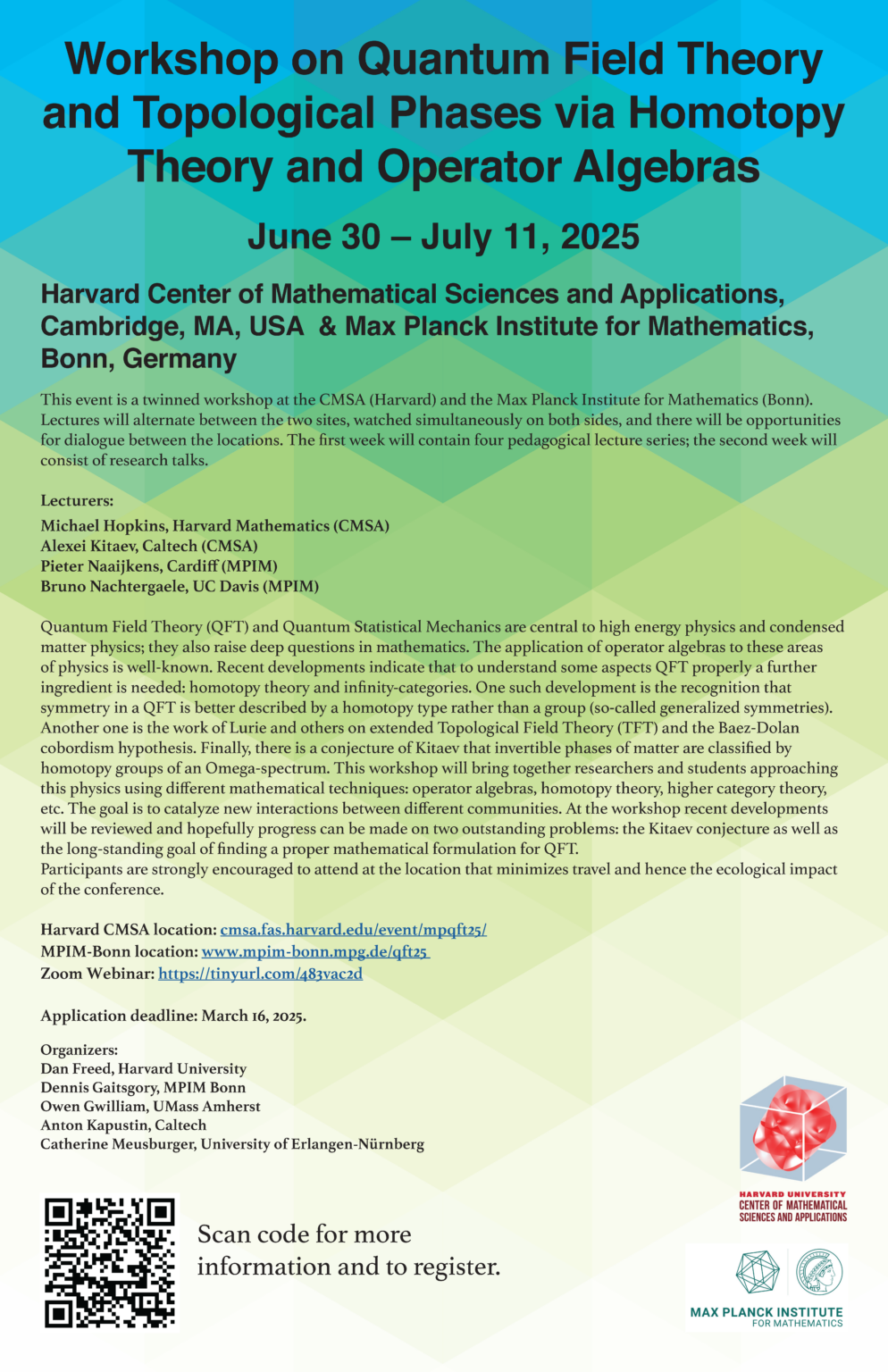 Harvard University Mathematics Department Cambridge MA